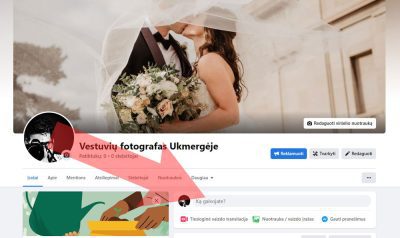 Kaip susikurti Facebook puslapį sau ar savo verslui